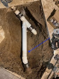 Cutting a PVC wye into a 4" sewer line | Terry Love Plumbing Advice ...