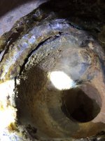 Toilet flange - cast iron and broken lead closet flange | Terry Love ...