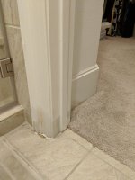 MDF baseboards outside shower | Terry Love Plumbing Advice & Remodel ...