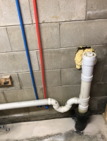 Replumbing running trap next to main drain | Terry Love Plumbing Advice ...