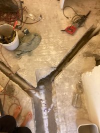 Slab on grade DWV retrofit. | Terry Love Plumbing Advice & Remodel DIY ...