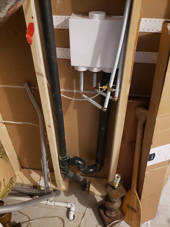 Adding sink next to washing machine in basement | Terry Love Plumbing ...