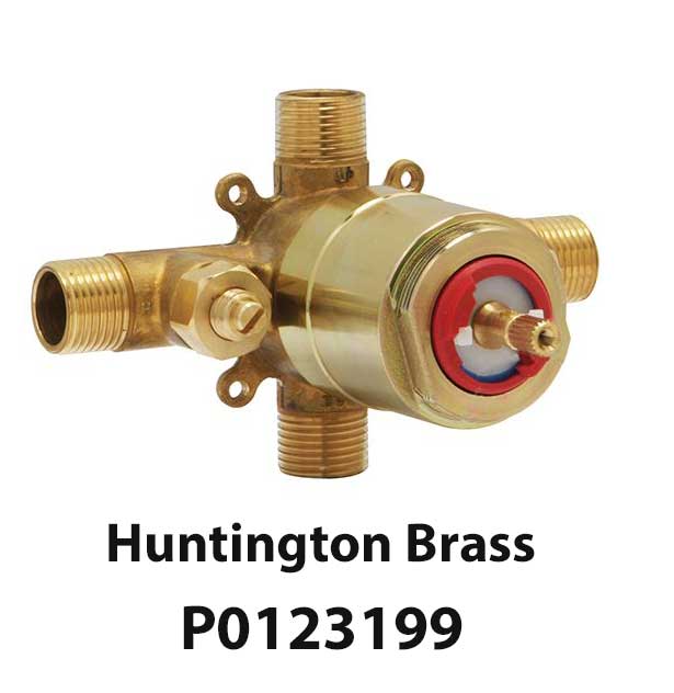 Huntington Brass Satin Razo Shower Combo Kit
