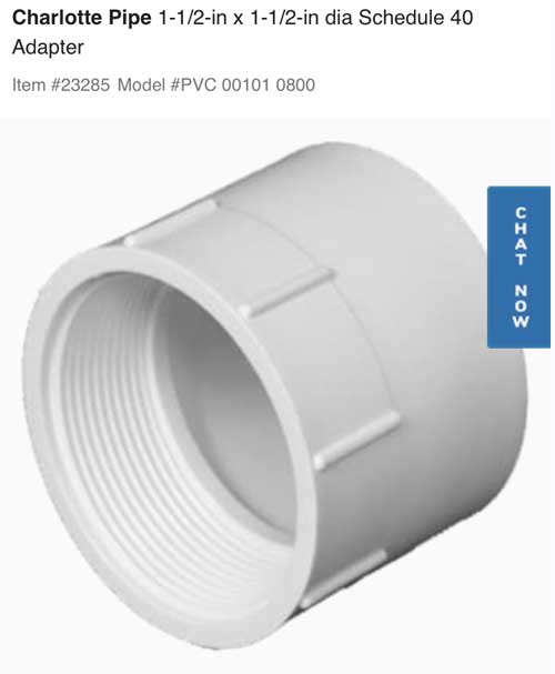 Metal male drain to PVC adapter question | Terry Love Plumbing Advice ...